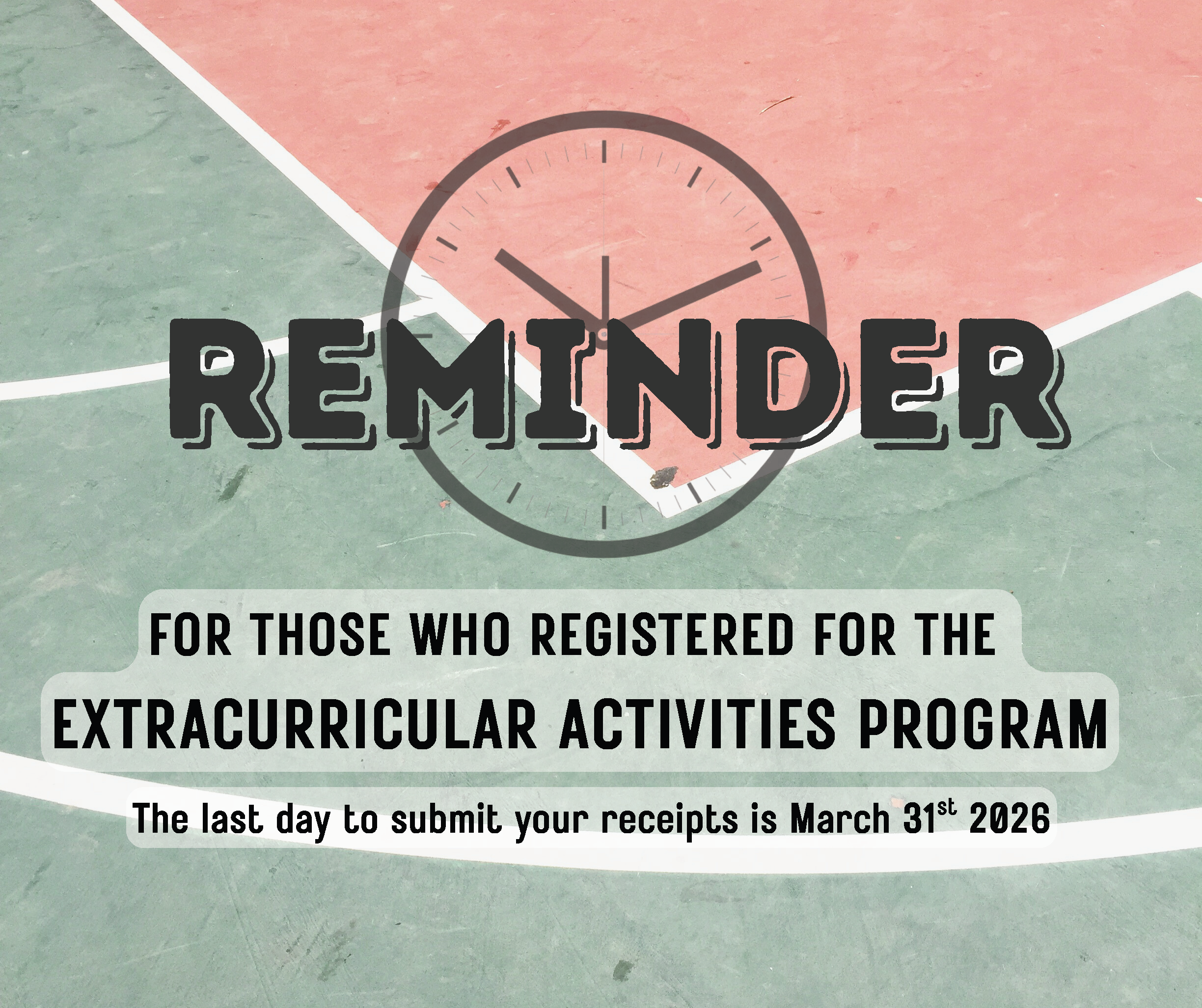 DEADLINE REMINDER: Extracurricular Activities Program | Mohawks of the ...